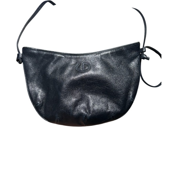 Dior | Bags | Vtg Old Christian Dior Half Moon Leathercrossbody Bag ...